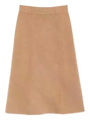 LISA YANG Ruthie Seam-detail Midi Skirt