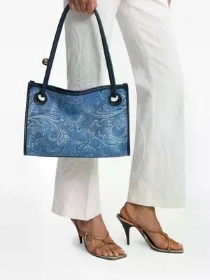 Etro Denim Tote Bag - Blue