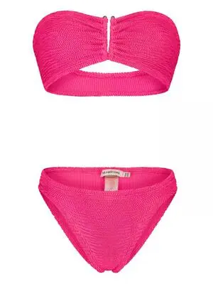 PARAMIDONNA Frida Textured Bikini - Pink