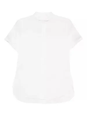 Y’s Rounded-collar Cotton Shirt