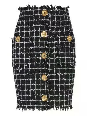 Balmain Black Wash Skirts