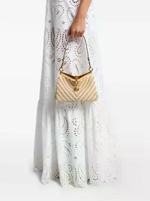 Etro Vela Woven Shoulder Bag - Neutrals