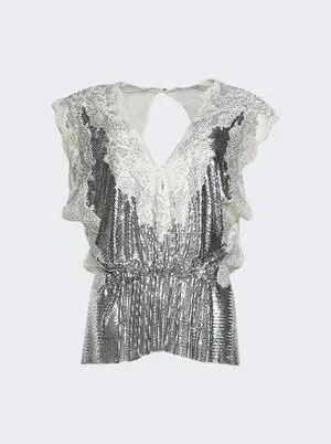 Paco Rabanne Keyhole Blouses