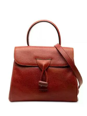 Loewe Grained Calfskin Flap Satchel