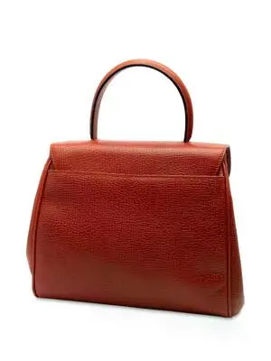 Loewe Grained Calfskin Flap Satchel