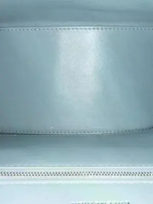 Balenciaga 2022 Small Croc Embossed Hourglass Top Handle Satchel