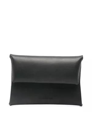 JIL SANDER Folded Coin Purse - Black