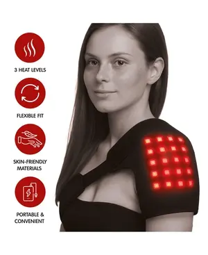 PURSONIC Red Light Therapy Shoulder Pad