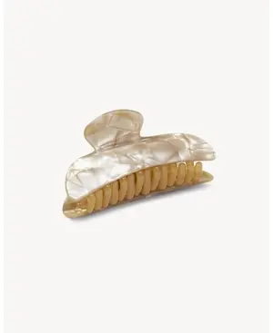MACHETE Midi Heirloom Claw Clip - Sand Shell