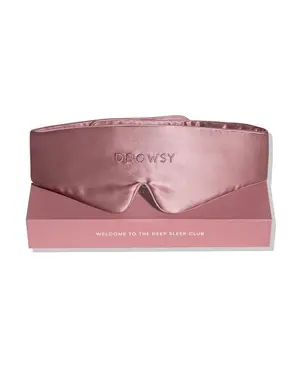 DROWSY Featherweight Silk Eye Mask - Pink