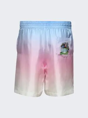 Casablanca Silk Shorts - Multi