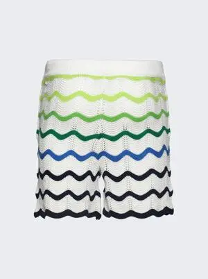 Casablanca Wave Knit Short - Multi