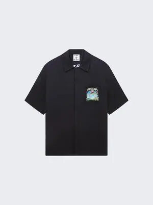 Casablanca Volcano Short Sleeve Shirt - Black