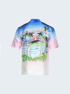 Casablanca Volcano Gradient Short Sleeve Shirt Multicolor - Multi