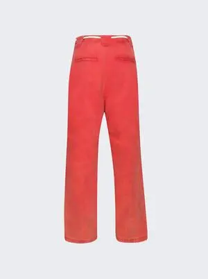 RIVINGTON ROI REBIS Metanoia Logo Working Pant - Red