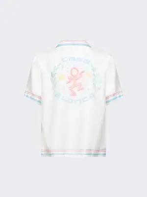 Casablanca Dance Joy Cuban Collar Shirt - White