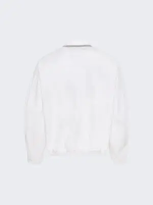 Alexander Wang Long Sleeve Polo Shirt - White