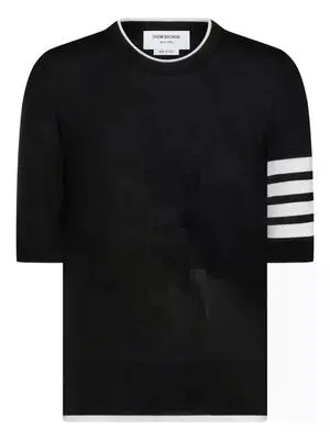 Thom Browne 4-bar Short-sleeve T-shirt - Black