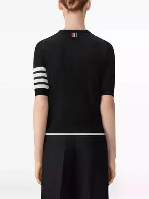 Thom Browne 4-bar Short-sleeve T-shirt - Black