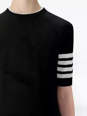 Thom Browne 4-bar Short-sleeve T-shirt - Black