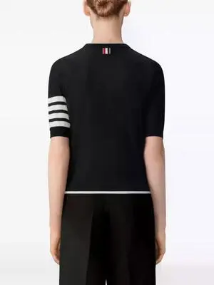 Thom Browne 4-bar Short-sleeve T-shirt - Black
