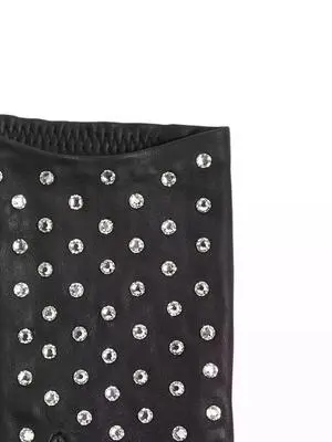 AGNELLE Irene Strass-embellished Fingerless Gloves