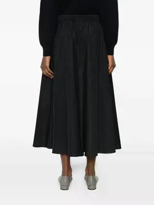 Mark Kenly Domino Tan Panelled A-line Skirt