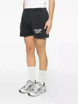 GALLERY DEPT. Logo-print Track Shorts - Black