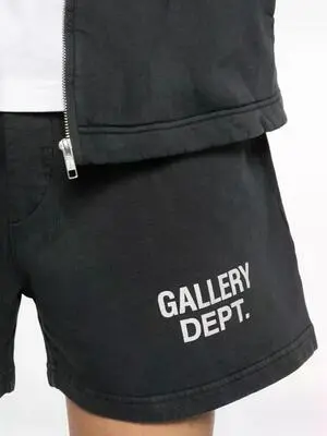GALLERY DEPT. Logo-print Track Shorts - Black