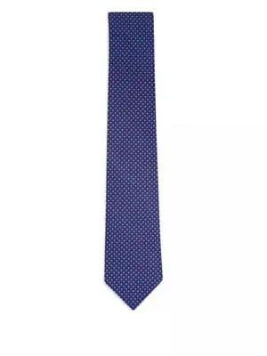 FERRAGAMO Patterned Neck Tie - Blue
