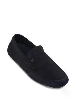 FERRAGAMO Penny Bar Drivers Loafers
