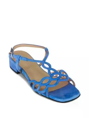 Ron White Cut-out Strap Sandals - Blue
