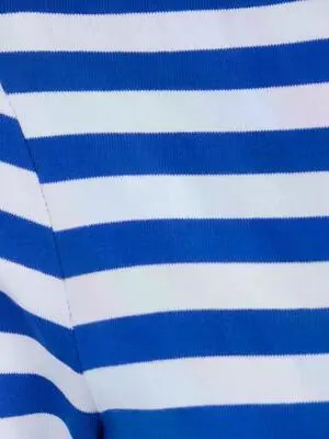 Ralph Lauren Striped Half-sleeve Top - Blue