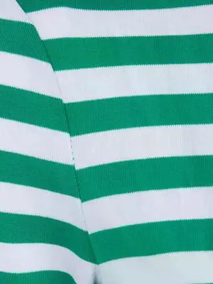 Ralph Lauren Striped Half-sleeve Top - Green