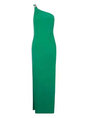 Green One-Shoulder Dresses 