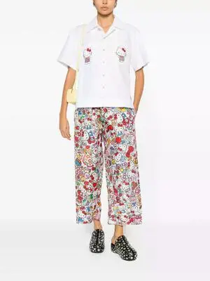 Pero Graphic Print Trousers