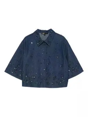 Maje Embellished Buttoned Shirt