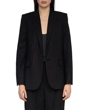 Zadig&voltaire Notched Lapel Outerwear For Women