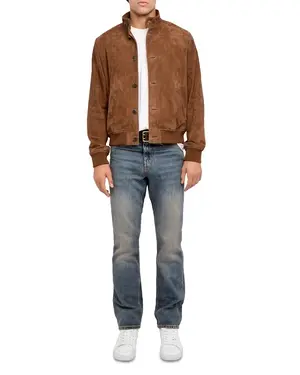 Zadig&Voltaire Lonni Suede Jacket - Coconut