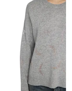 Zadig&Voltaire Markuz Wings Cashmere Sweater - Gris Chine