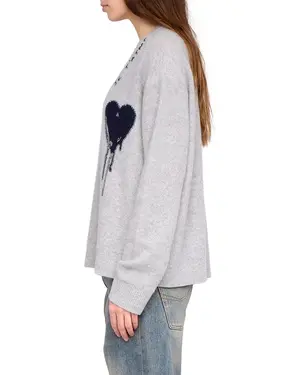 Zadig&Voltaire Mikyaz Cashmere Sweater - Gris Chine
