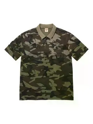 Supreme X True Religion Appliqués Camouflage Polo Shirt