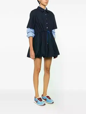 Maje Drawstring Mini Dress
