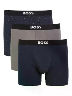 BOSS Logo-waistband Boxers - Blue