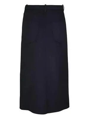 Brunello Cucinelli Wrap-front Midi Skirt