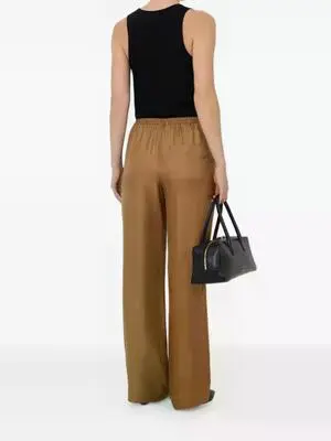 Loulou De Saison Elasticated-waistband Trousers - Brown