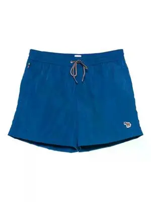 Paul Smith Zebra Drawstring Beachwear - Blue