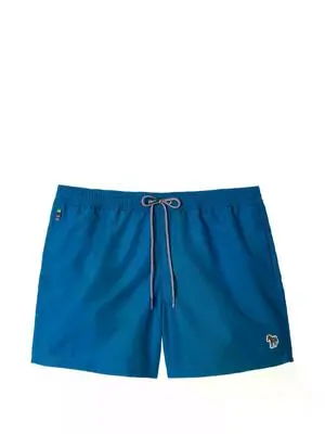 Paul Smith Zebra Drawstring Beachwear - Blue