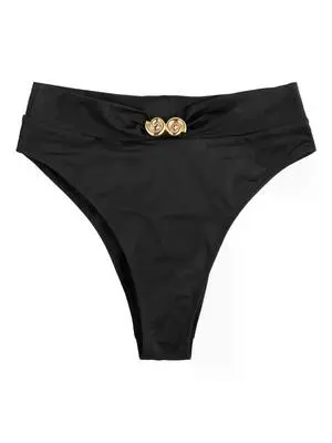 AWAY THAT DAY Twist-detail Bikini Bottoms - Black