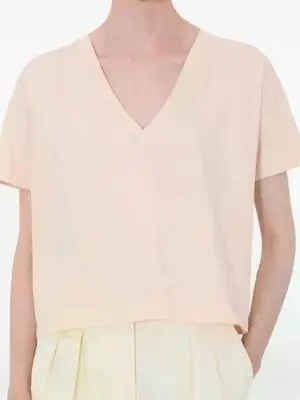 Loulou De Saison V-neck T-shirt - Pink
